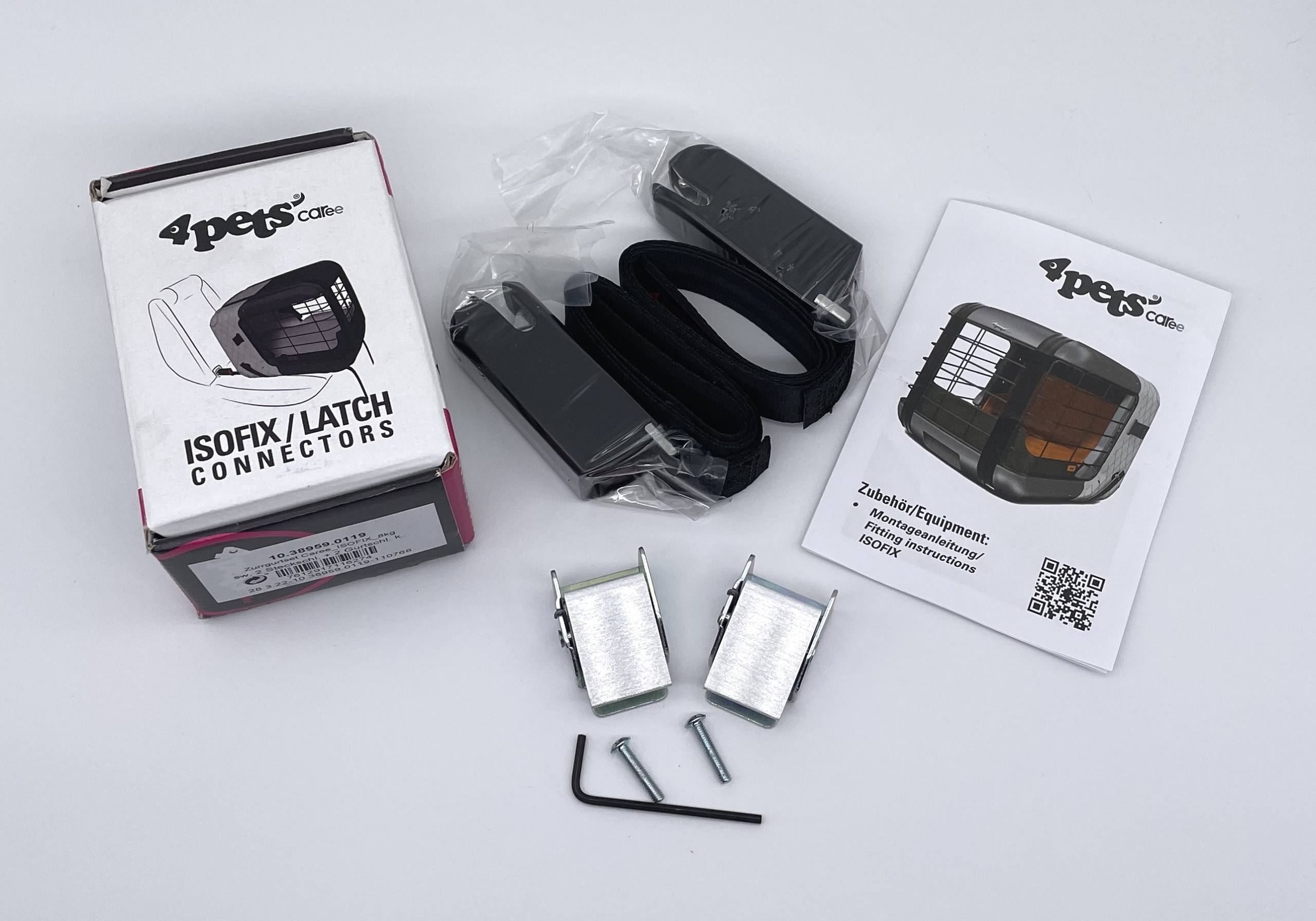 4pets ISOFIX 15kg connector set for Caree