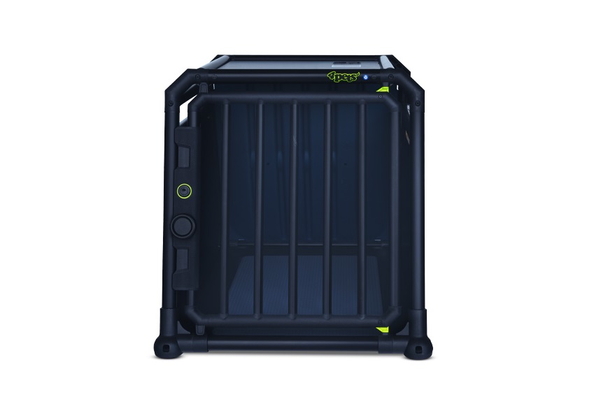 4pets PRO, TÜV-approved black dog cage, size 1