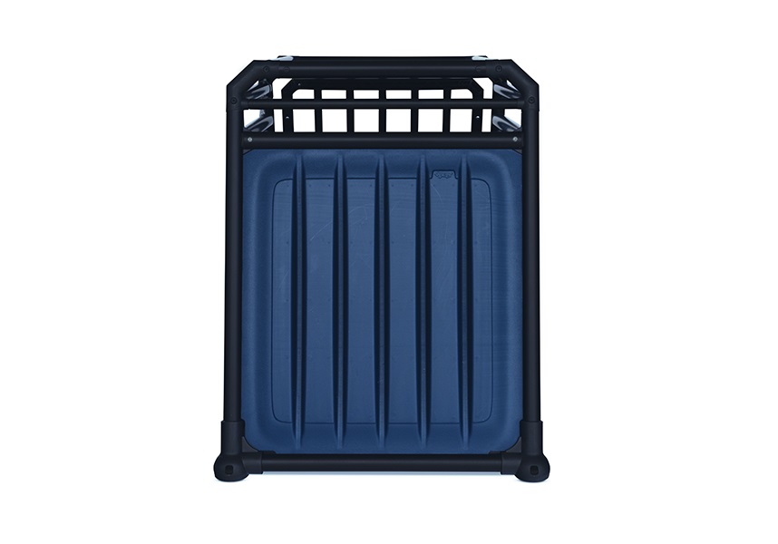 4pets PRO, TÜV-approved black dog cage, size 2 Medium
