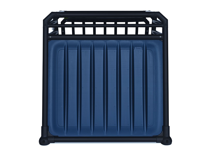 4pets PRO, TÜV-approved black dog cage, size 3 Large