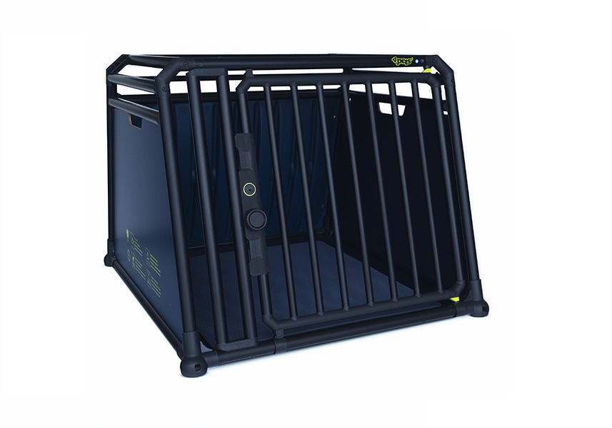 4pets PRO, TÜV-approved black dog cage, size 4 Large